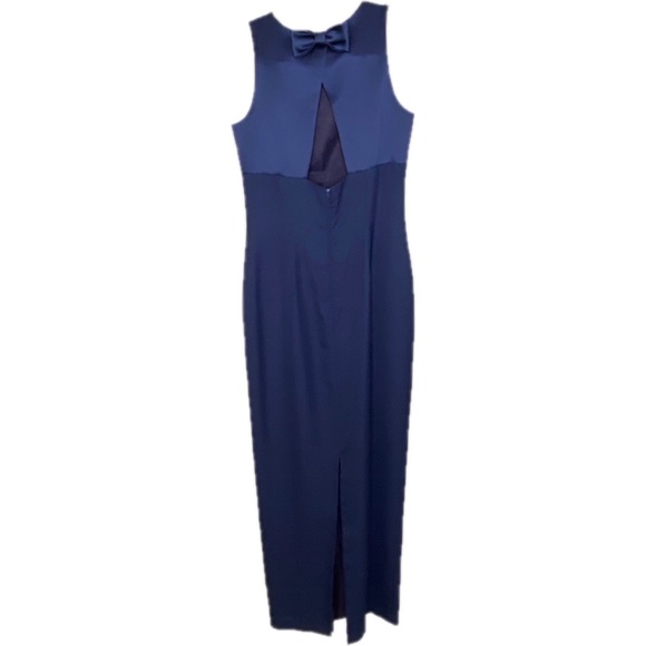 Le Stella | Dresses | Le Stella Form Fitted Formal Navy Gown Sz 4 ...